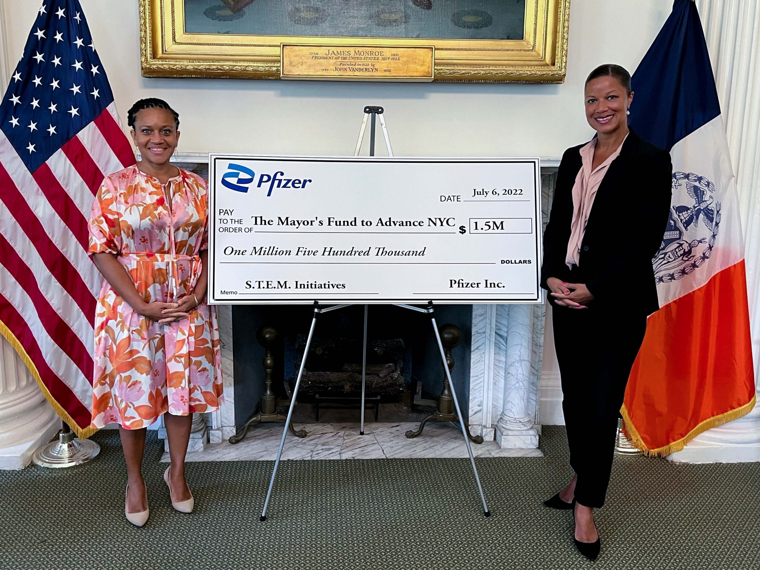 Pfizer Donates $1.5M Grant To New York City’s STEM Programs